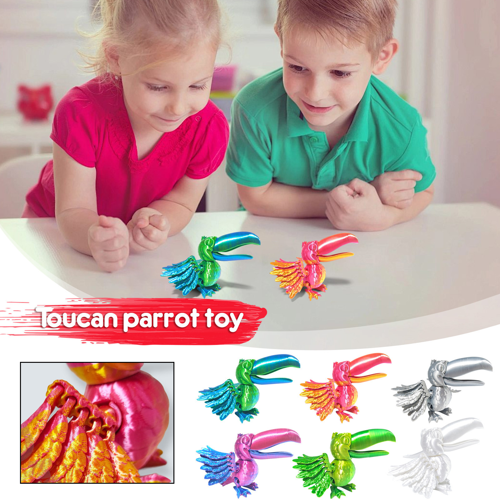 3D Printed Lizard,Articulated Models,Flexible Joint Animal Lacertid ...