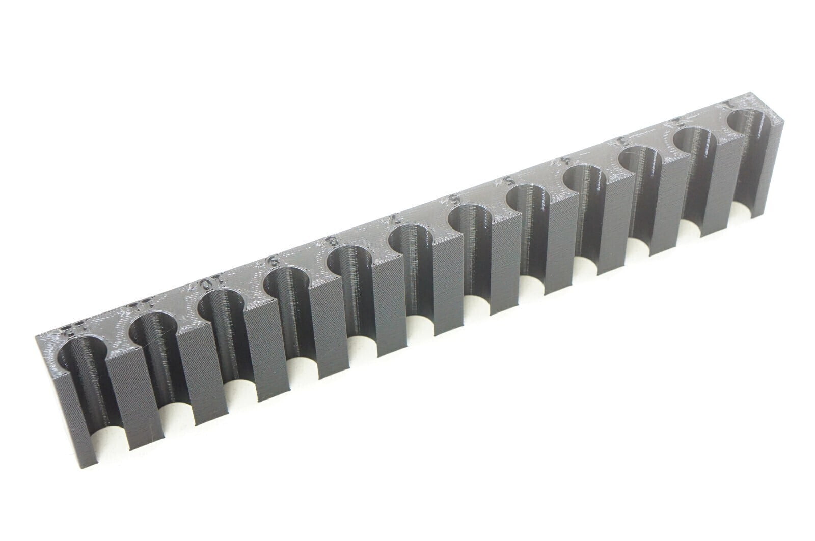 3D Printed Lock Cylinder Plug Rack 12x Holder .50" 1/2" Re-Keying Tool ...