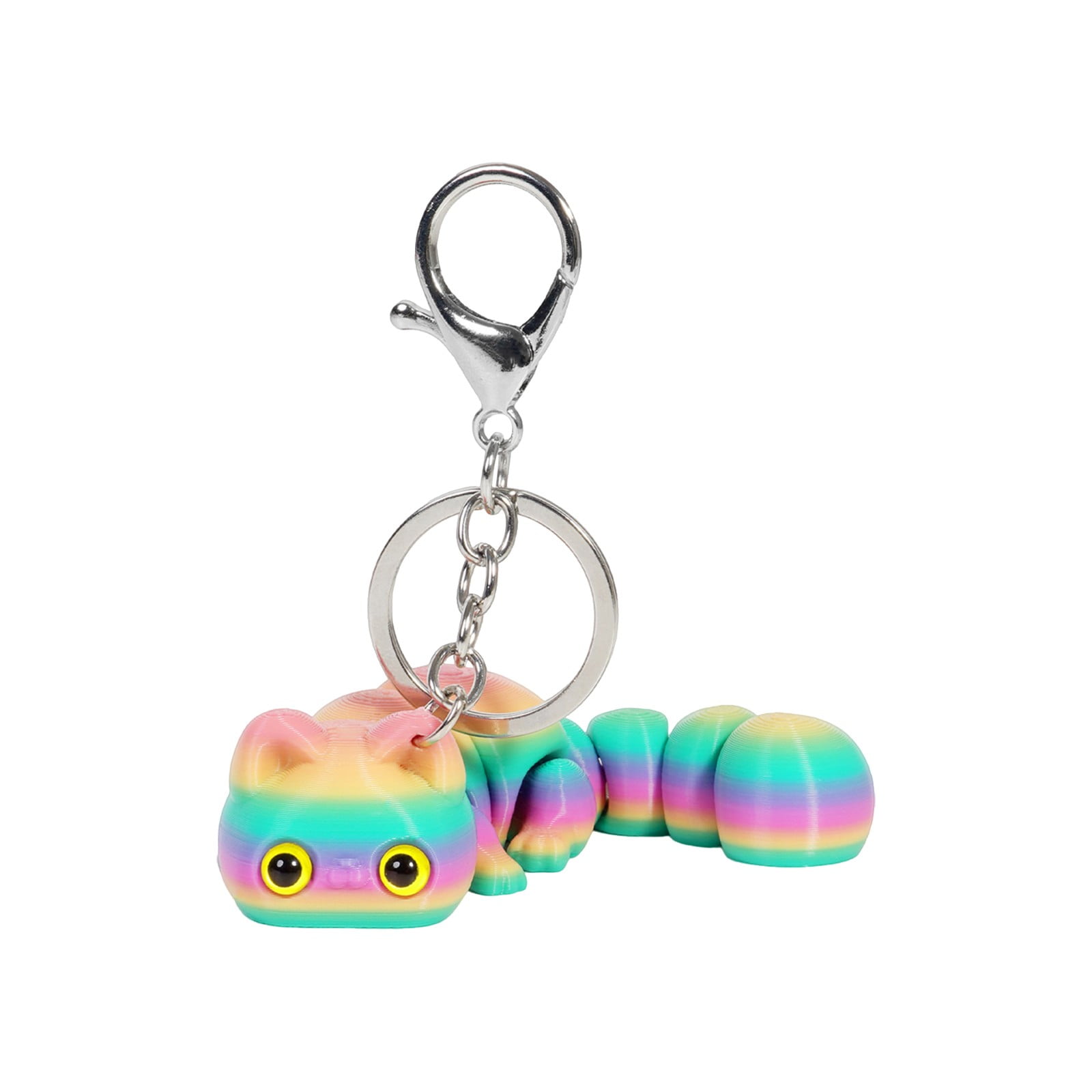 3D Printed Lucky Cat Key-Shaped Keychains Keychain Accessories ...
