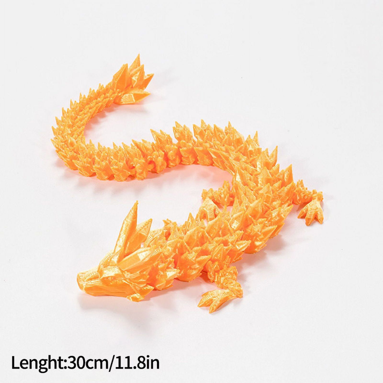 3D Printed Luminous Chinese Loong Flexible Articulated Dragon Crafts ...