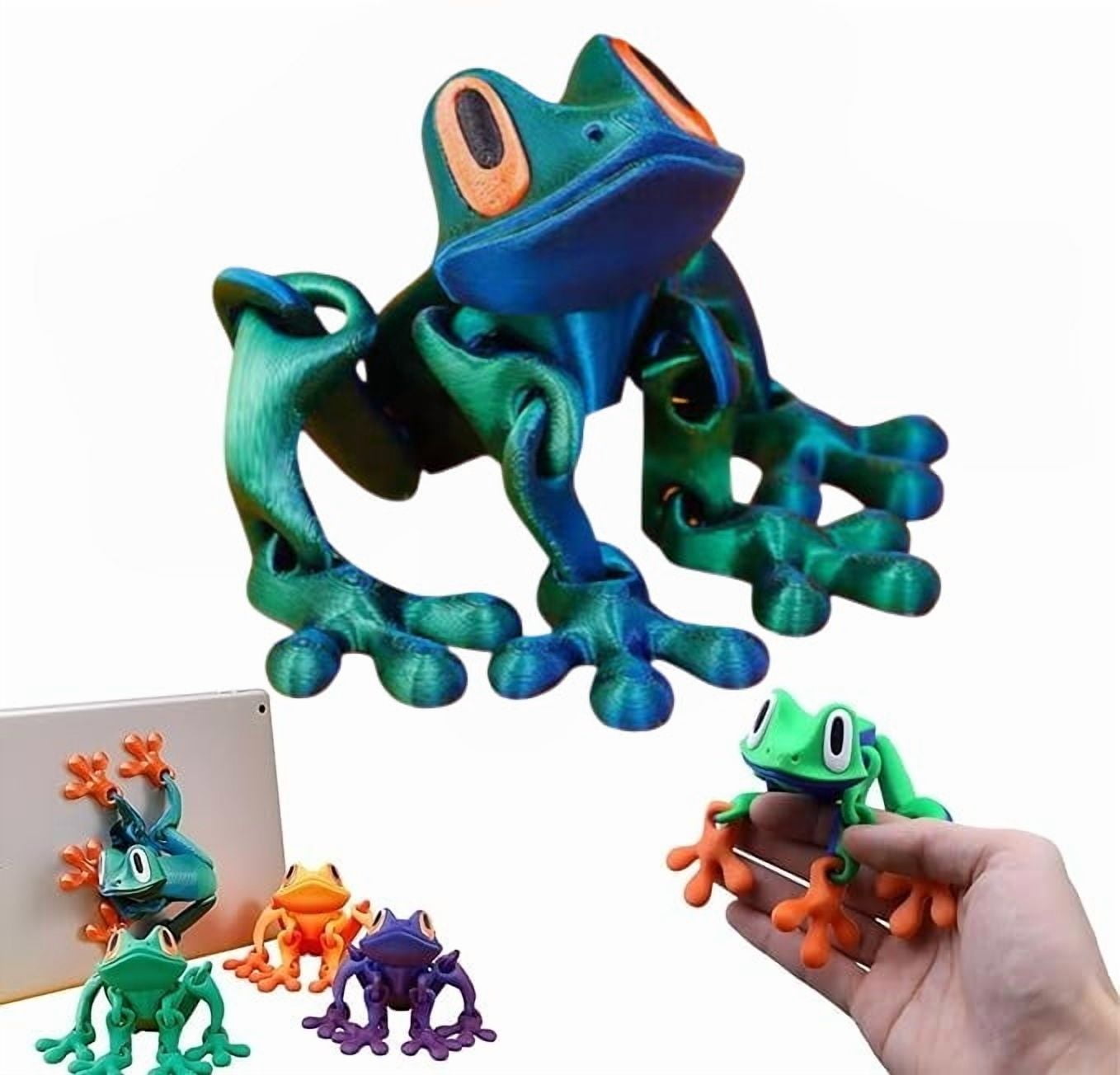 3D Printed Magnetic Frog, 2025 New 3D Printed Frog Fridge Magnets ...