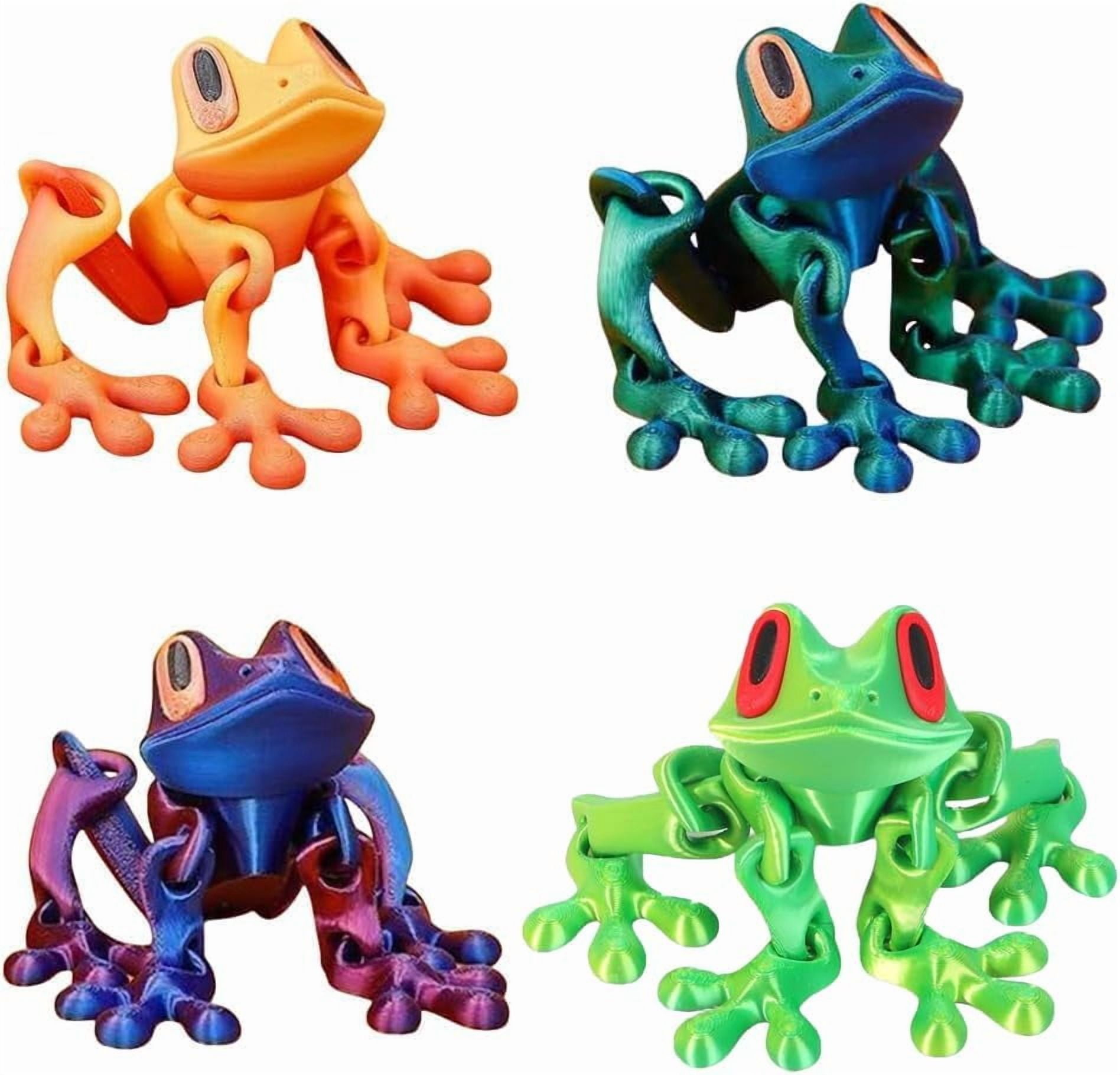 3D Printed Magnetic Frog, 2025 New 3D Printed Frog Fridge Magnets ...