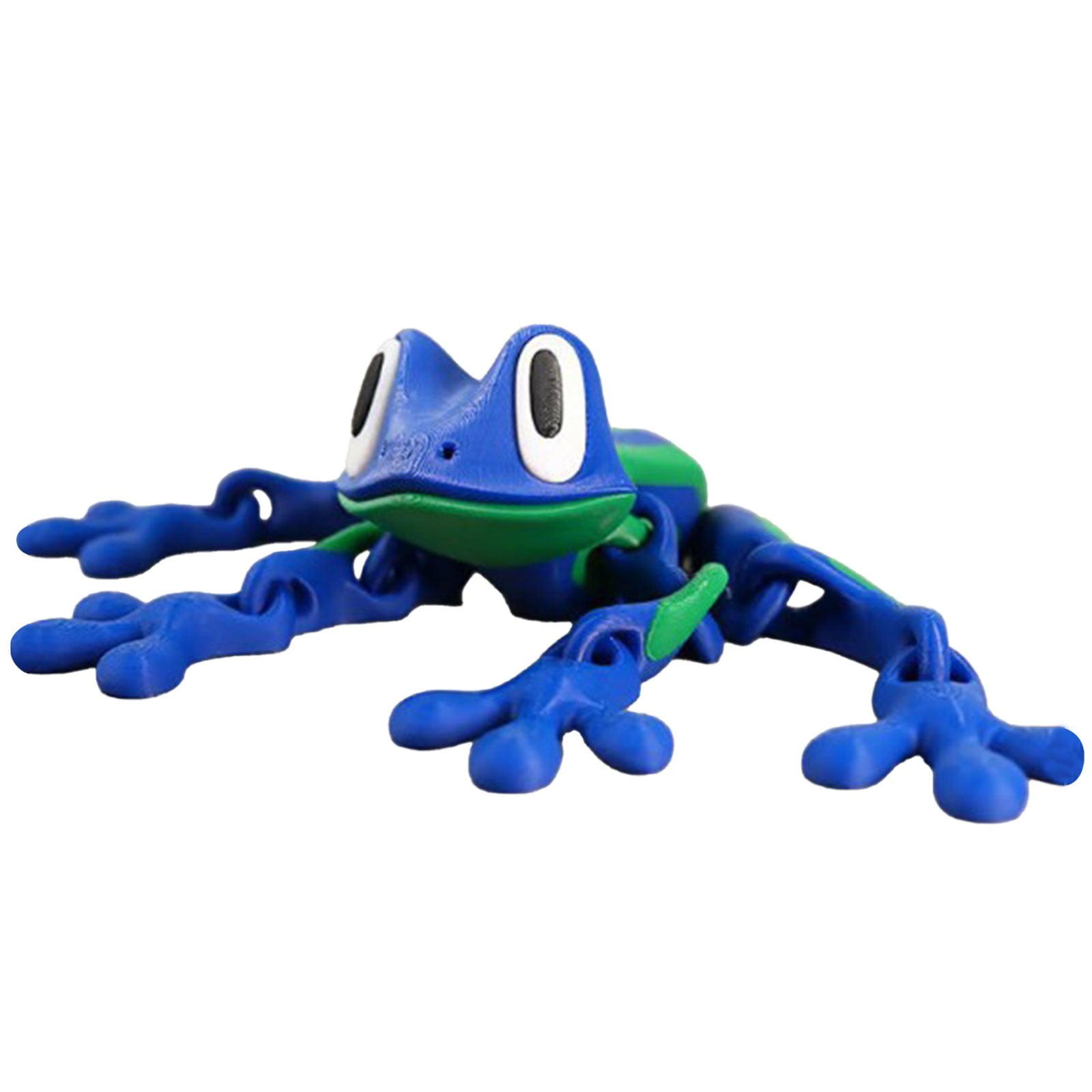 3D Printed Magnetic Frog Refrigerator Magnet, Flexible Joint Animal ...