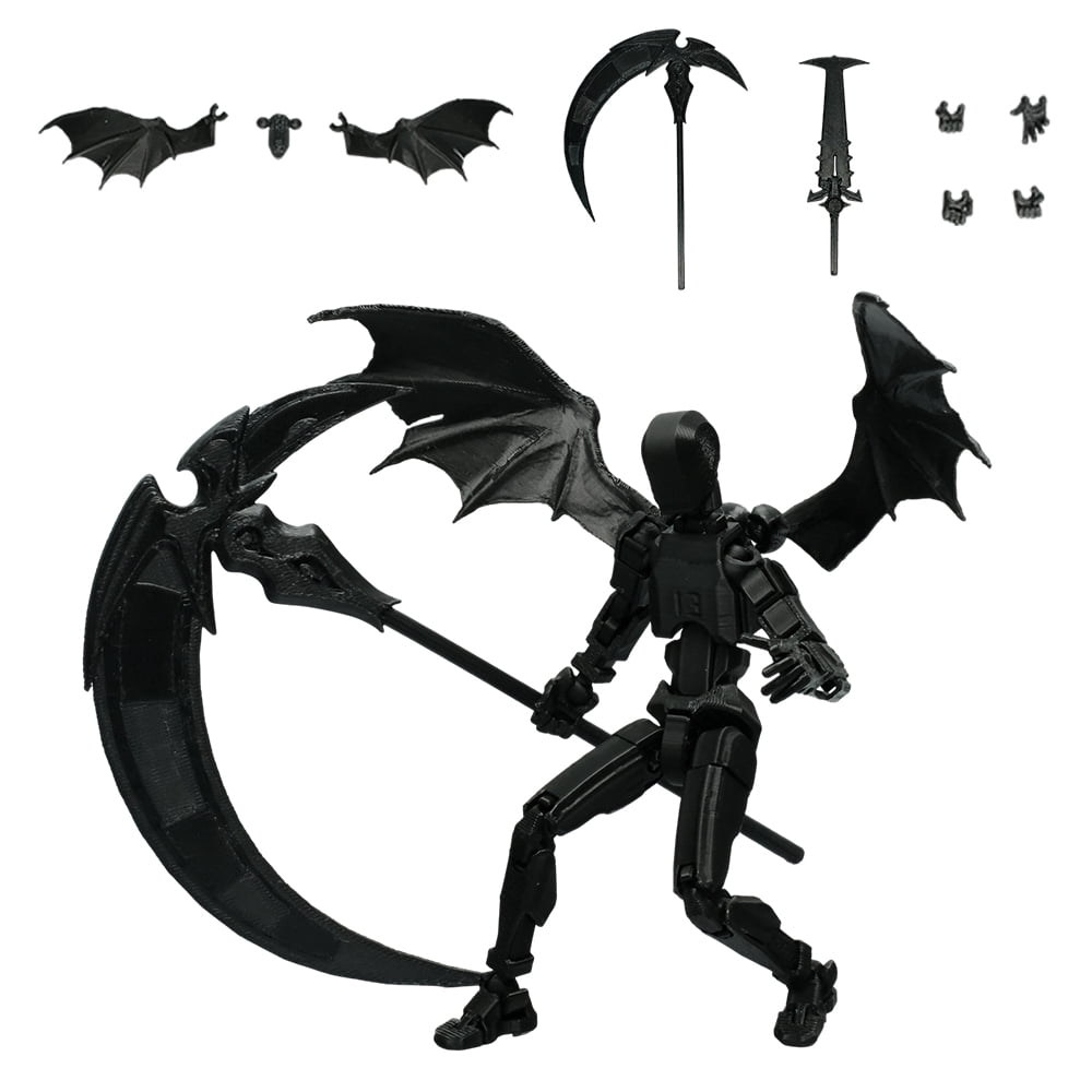 3D Printed Mannequin Dummy 13 Angel Demon Series Action Figures Toys ...
