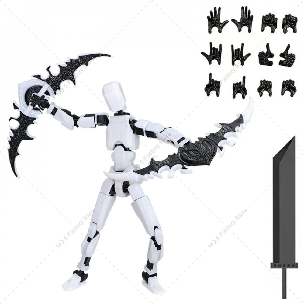 3D Printed Mannequin Dummy 13 Six Winged Angel Demon Series Action ...