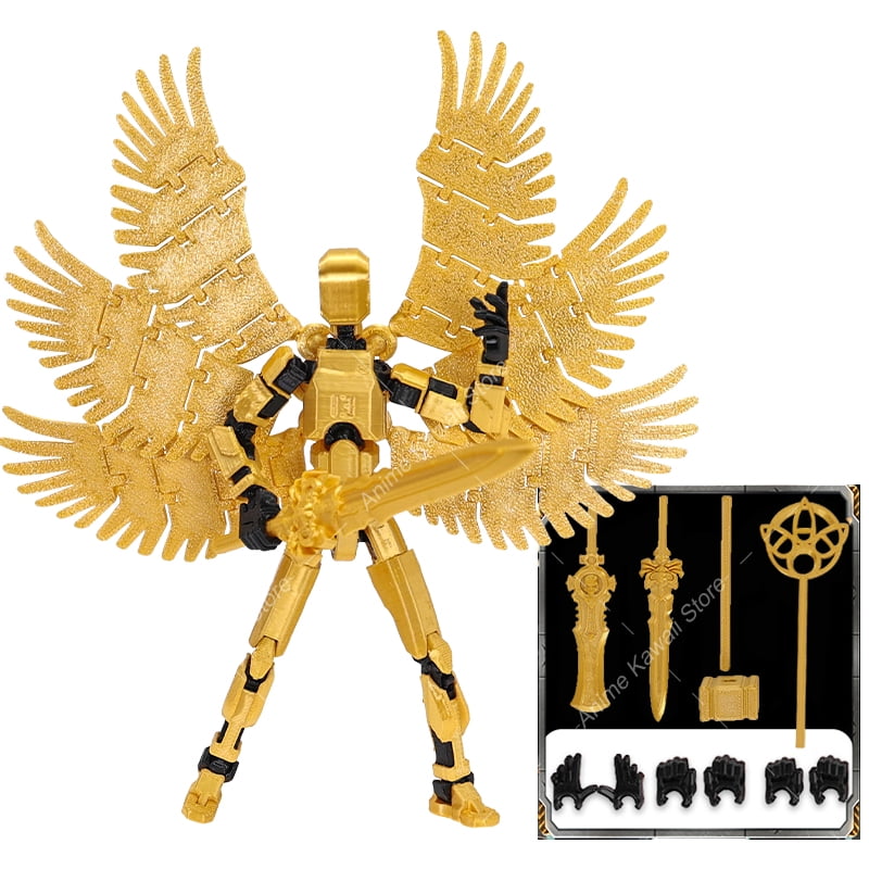 3D Printed Mannequin Dummy 13 Six Winged Angel Demon Series Action ...