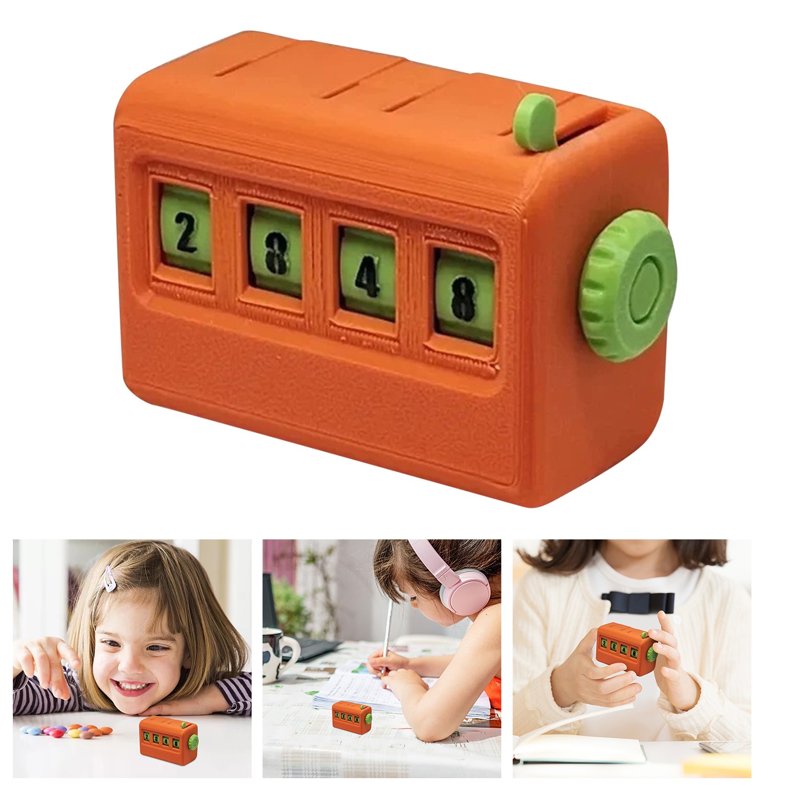 3D Printed Mechanical Counter With Rolling Adjustment And Colorable ...