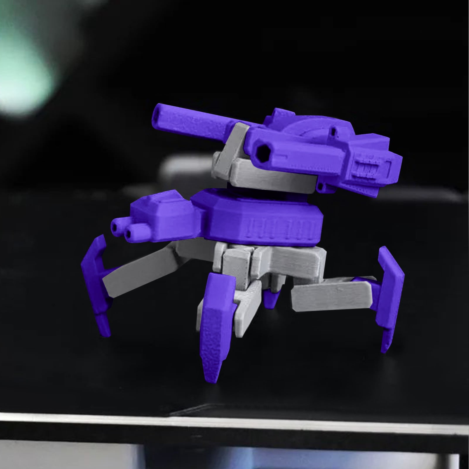 3D Printed Mechanical Four Legged Tank With Movable Technology ...