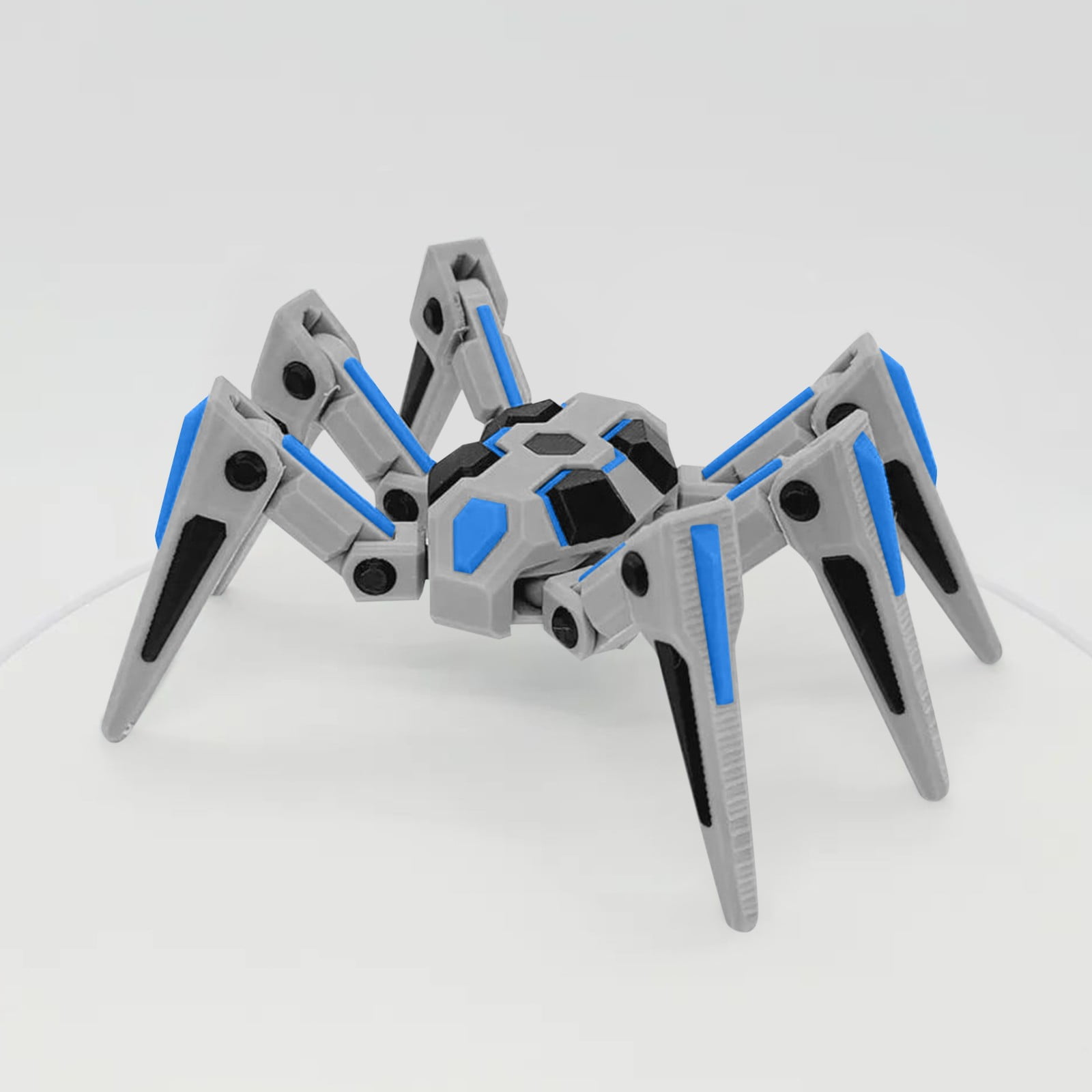 3D Printed Mechanical Six Legged Spider Movable Technology Sense ...