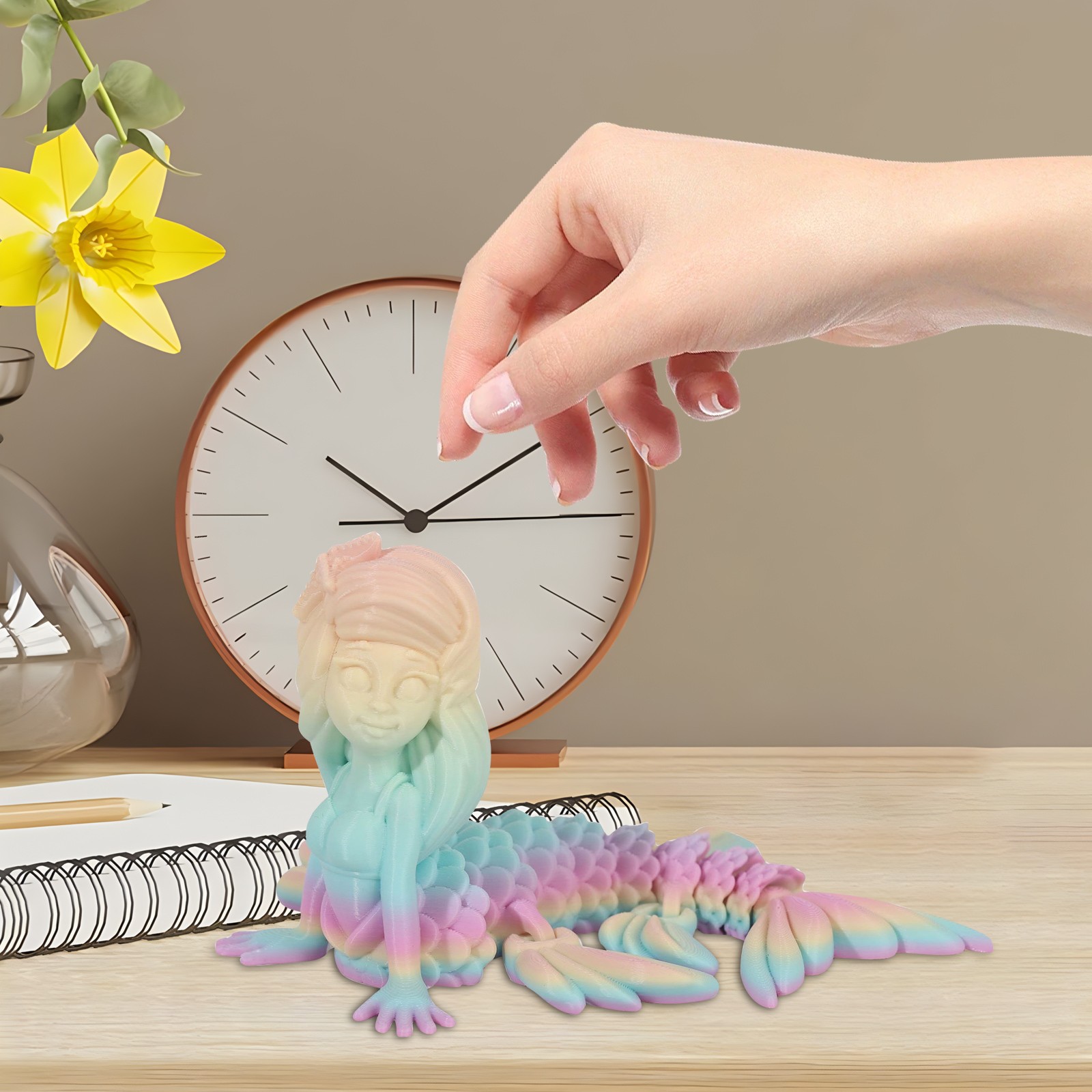 3D Printed Mermaid, Best Toys, Creative Toy, 3D Printed Fidget Toys, 3D ...