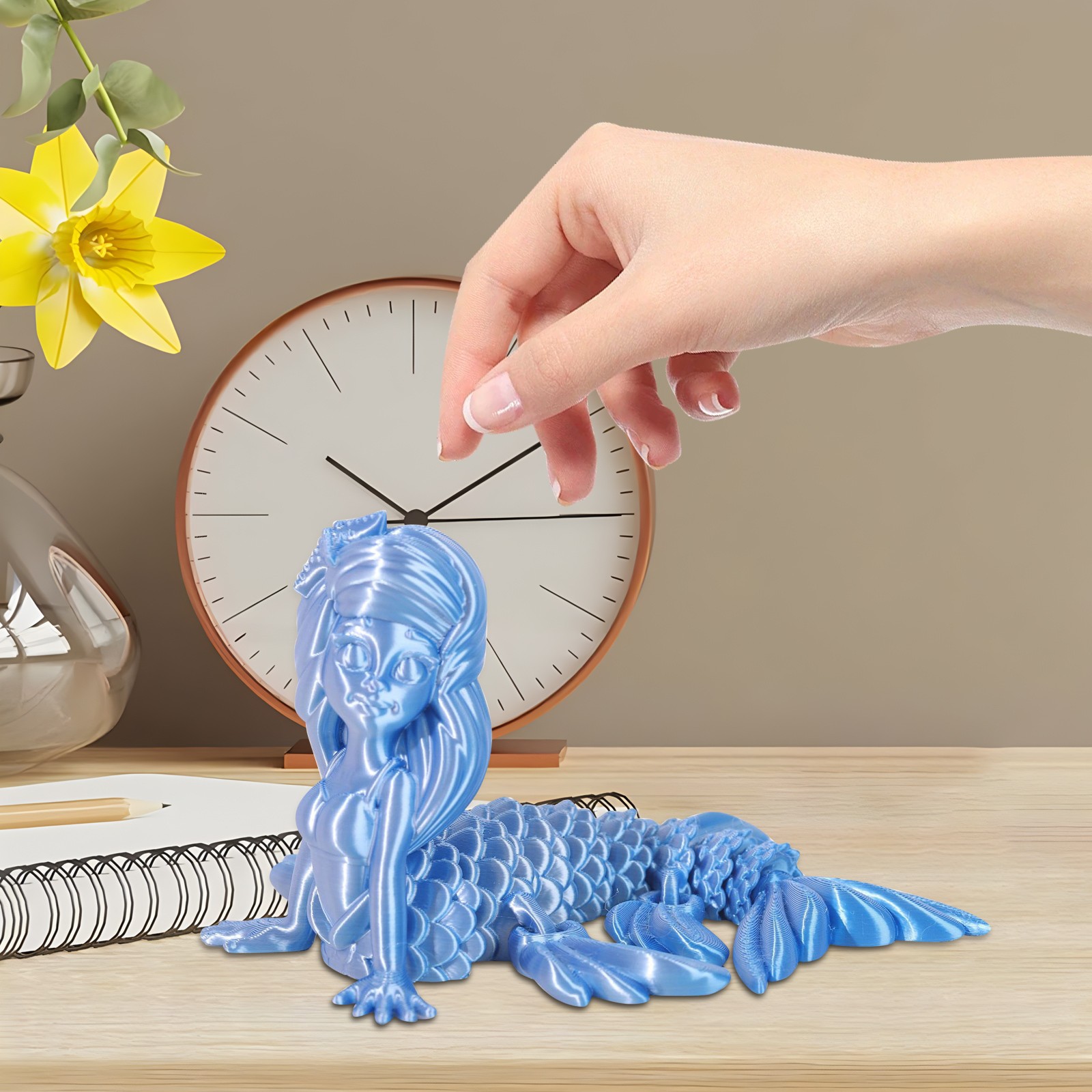 3D Printed Mermaid, Fidget Toys, 3D Printed, 3D Printed Stuff, 3D Toys ...