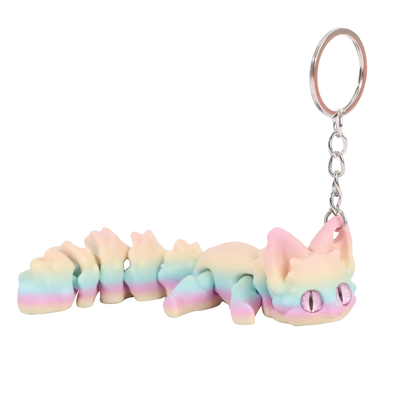 3D Printed Mini Fox Toys 3D Printed Keychain Pendant With Movable Tail ...