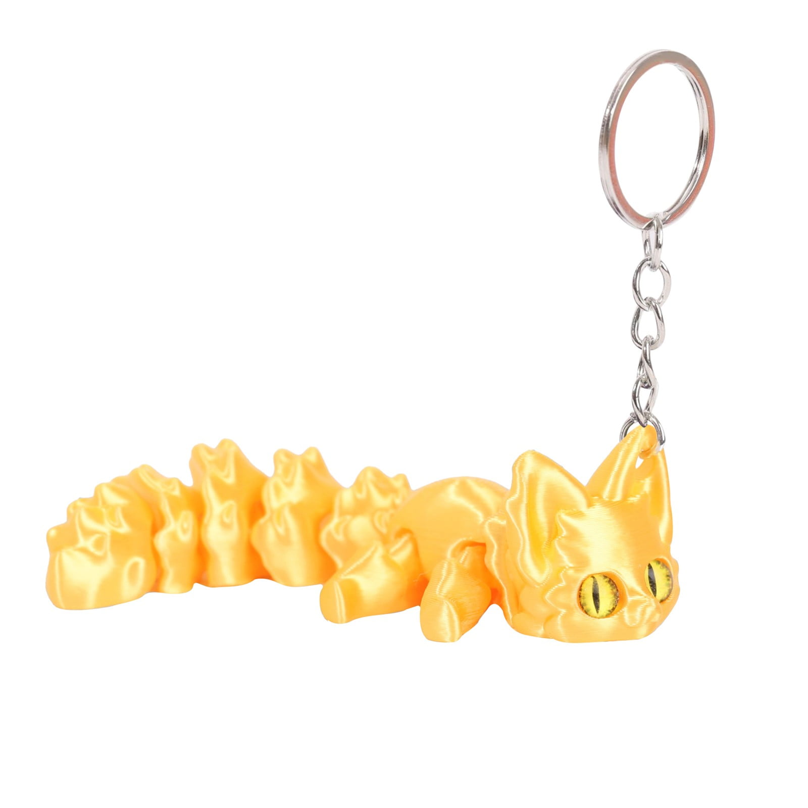 3D Printed Mini Fox Toys 3D Printed Keychain Pendant With Movable Tail ...