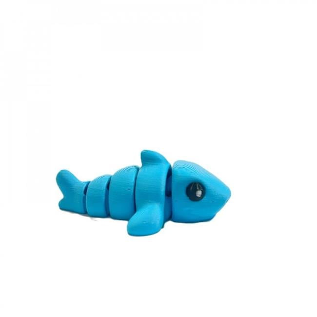 MDR Trading Inc. 3D Printed Miniature Blue Shark Figurine - Walmart.com