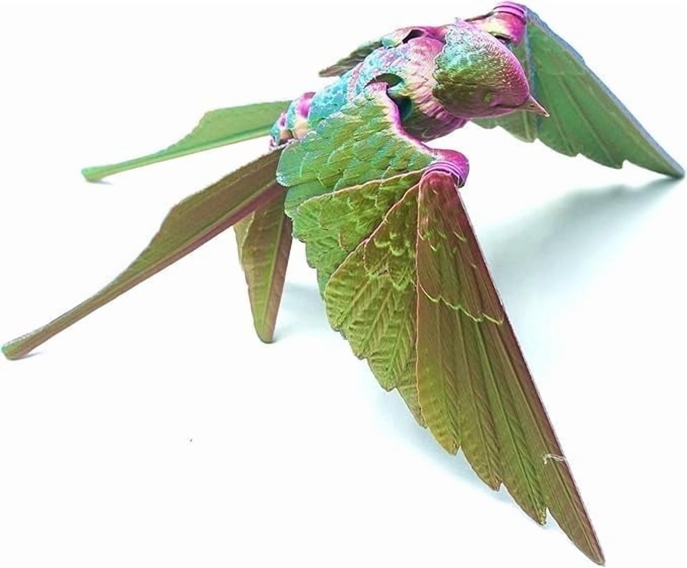 3D Printed Model with Wing Bird,Flexible Swallow Statue,Movable Joints ...