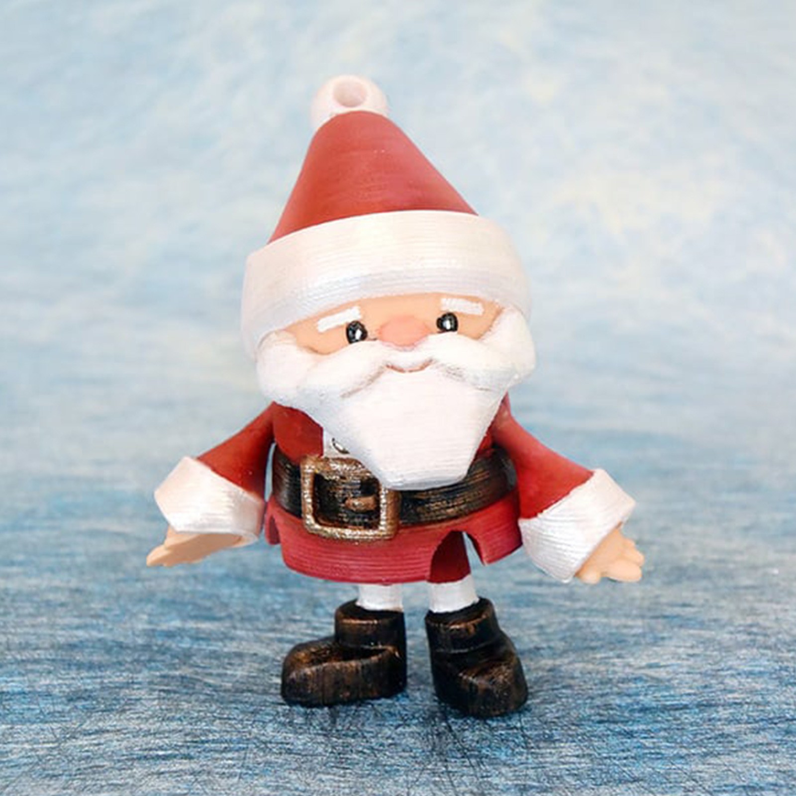 3D Printed Movable Christmas Doll Toy Ornament Model Movable Character ...