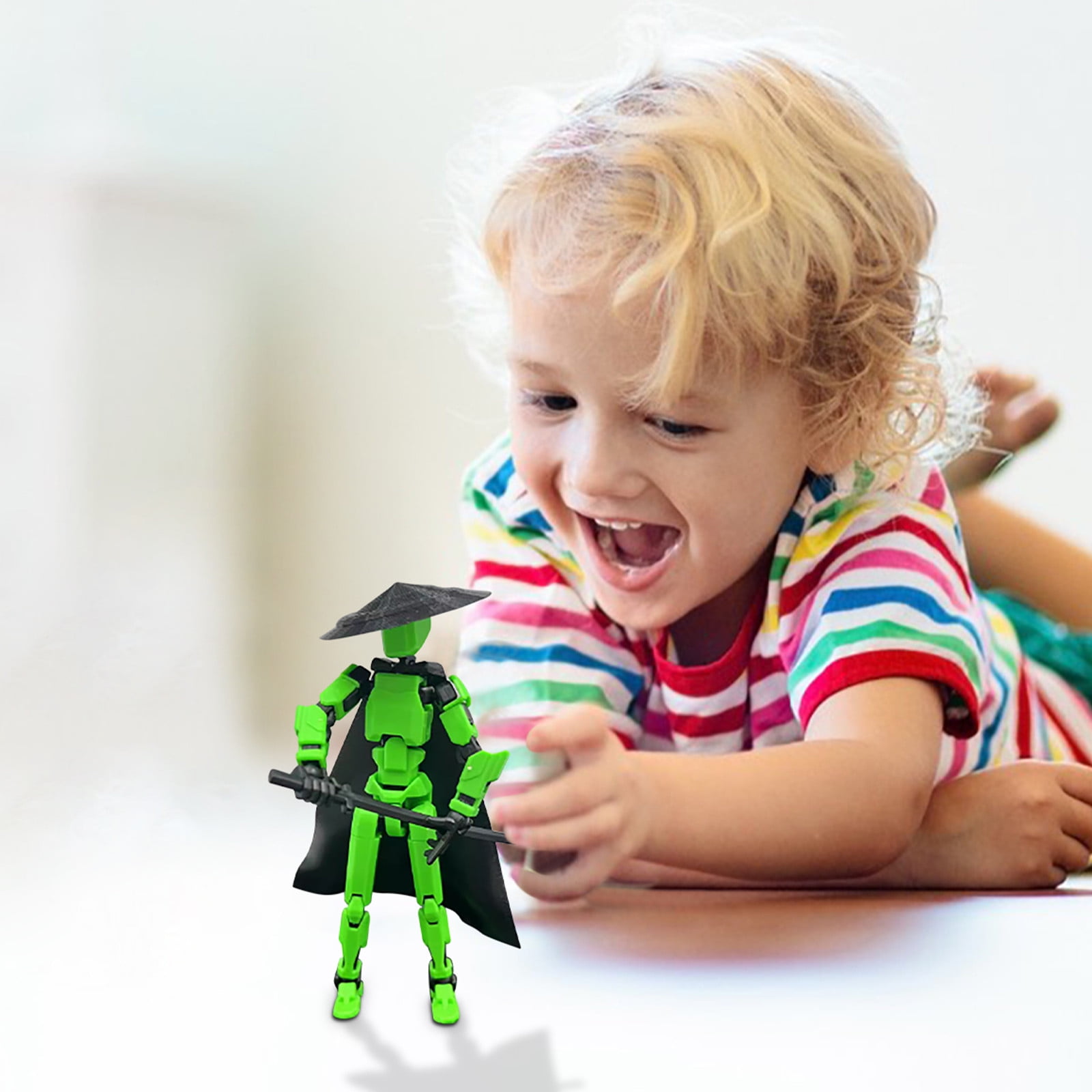 3D Printed Movable Human Six-winged Angel Can Insert Wing Movable ...