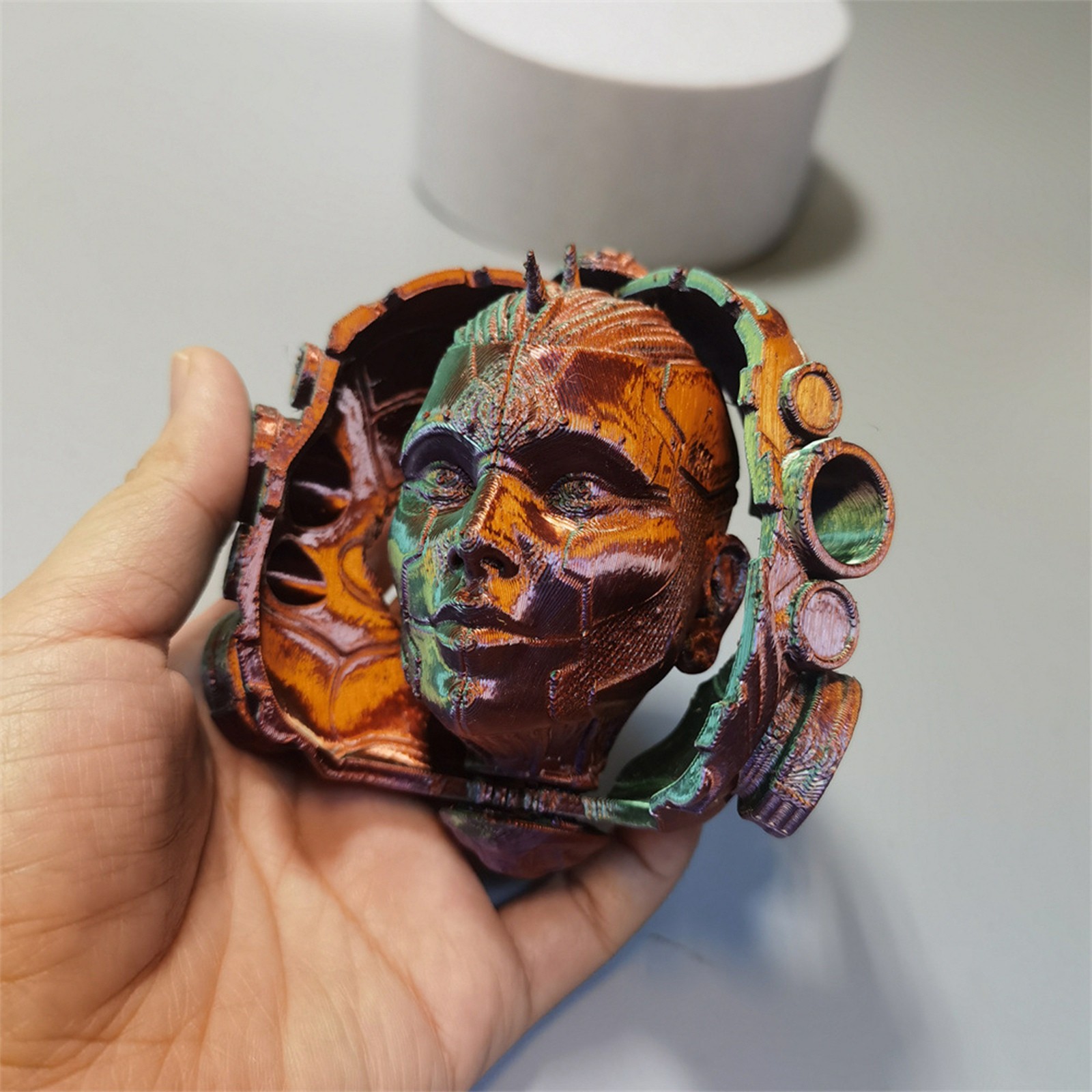 3D Printed Movable Mask Knight Masked Ornament 3d Printed Toys Gifts ...