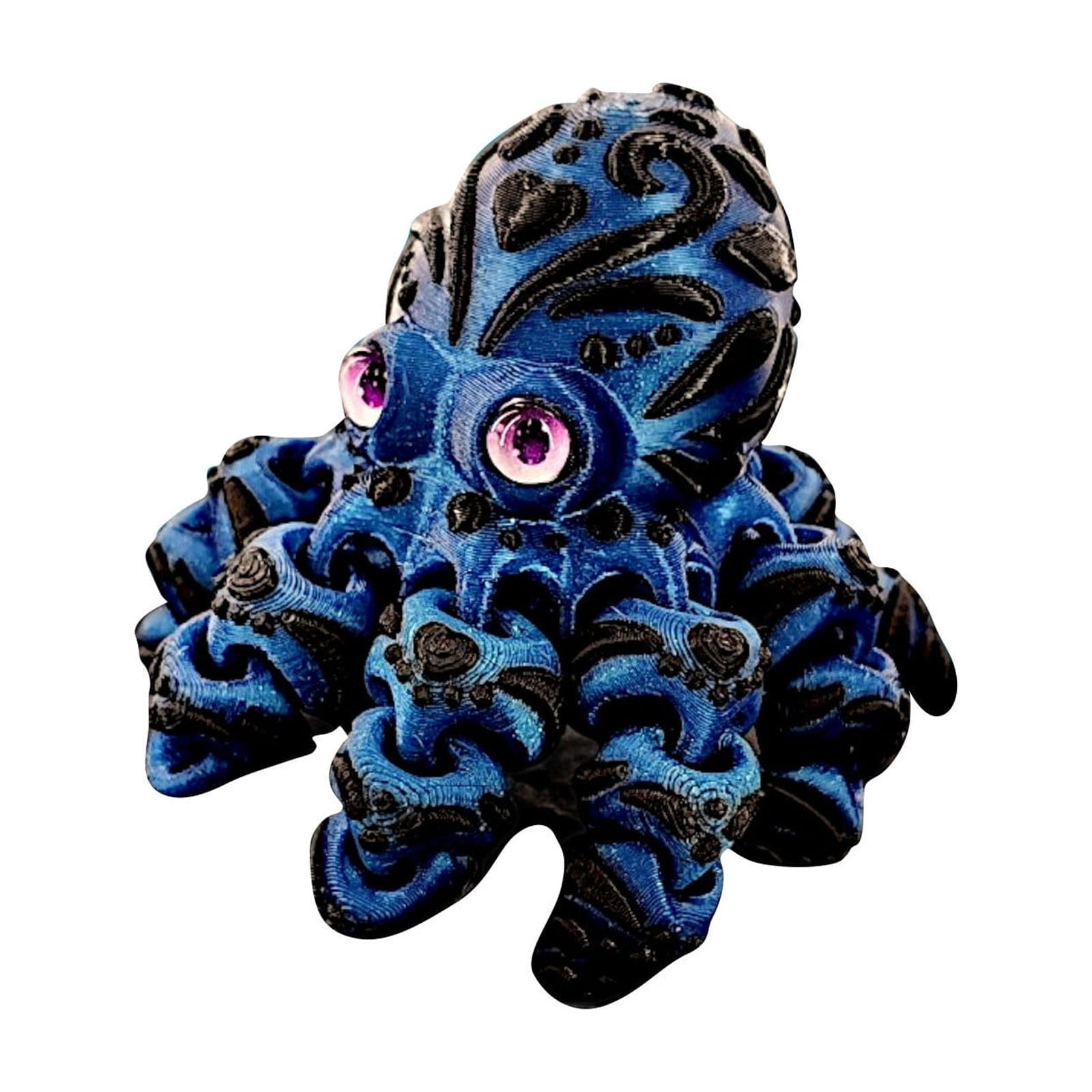 3D Printed Movable Octopus Toy Craft with Articulated Joints - Heart ...