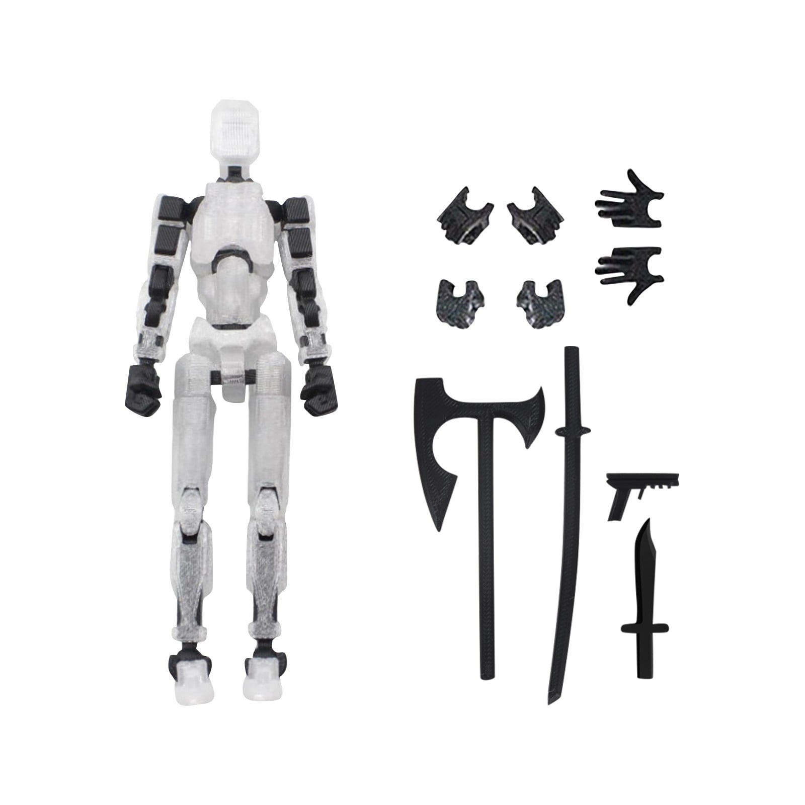 3D Printed Multi-Jointed Movable Doll, DIY Full Body Decompression Toy ...