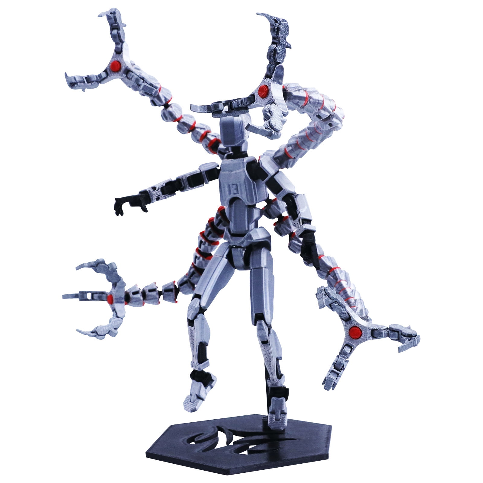 3D Printed Multi-Jointed Movable T13 Lucky Dummy 13 Mobile Robot ...