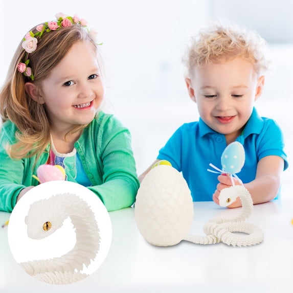 3D Printed Mystery Viper Egg Set,Fantasy Tabletop Decor,Unique Desktop ...