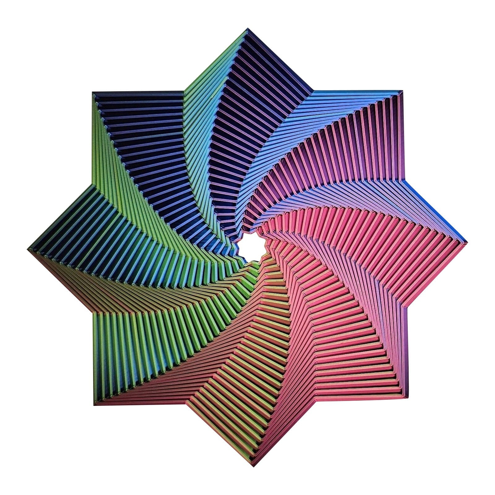 3D Printed Octagon Spiral Gear Toy for Adults, Mindful Meditation ...