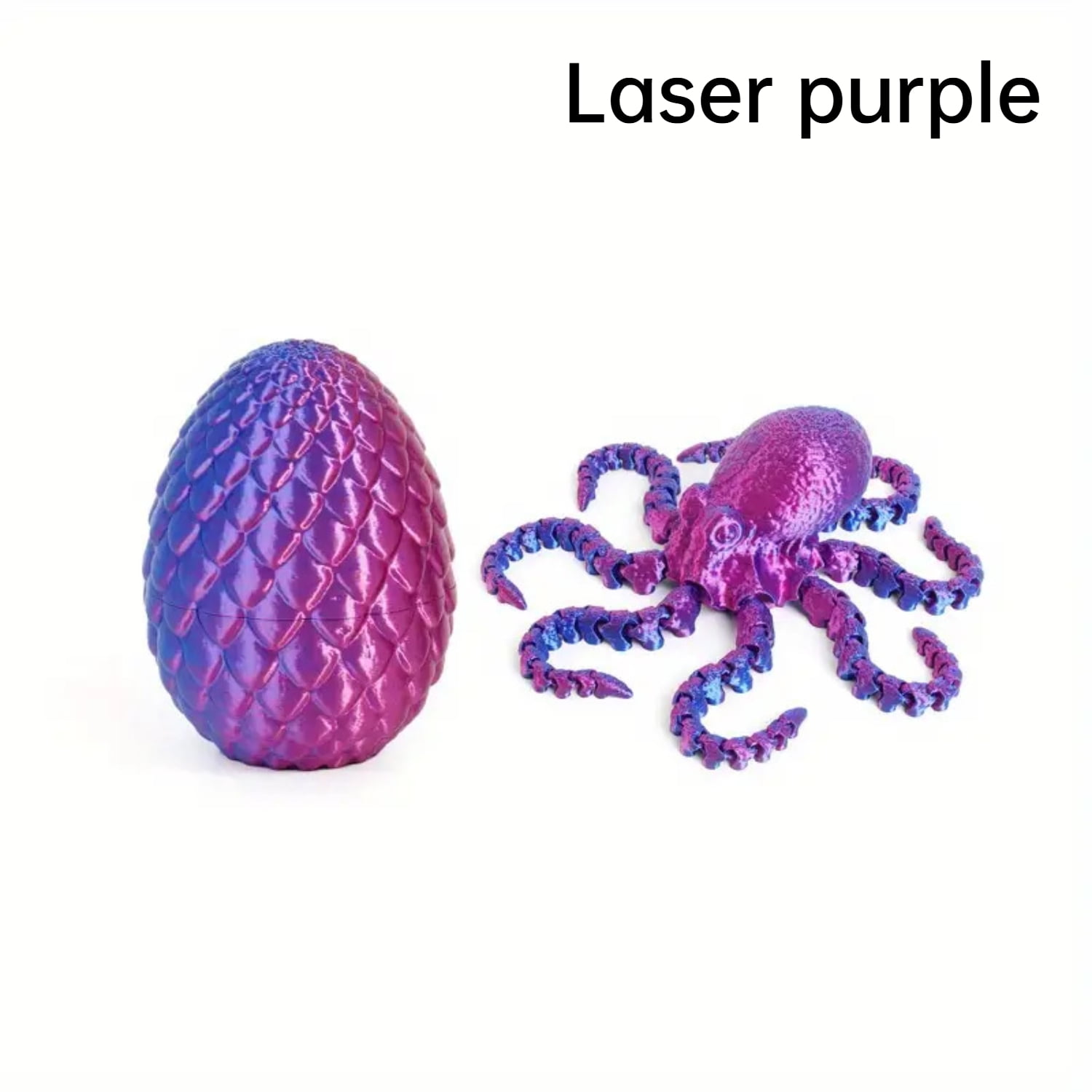 3D Printed Octopus, 3D Printed Articulated Octopus Fidget Toys for ...