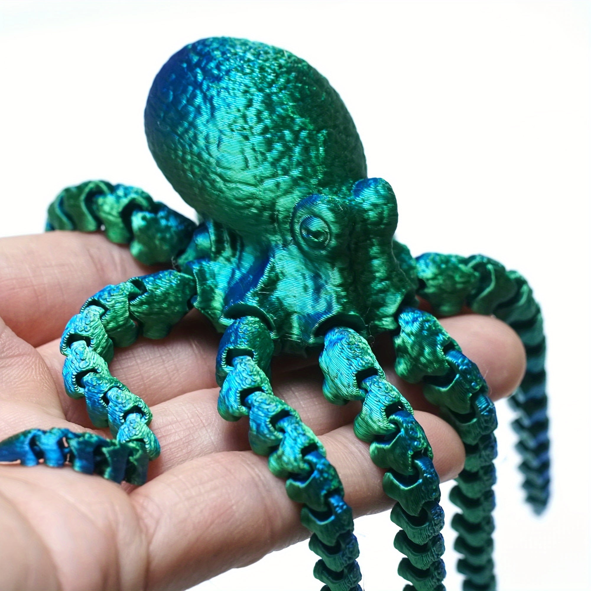 3D Printed Octopus,Articulated Models,Flexible Joint Animal Figurines ...
