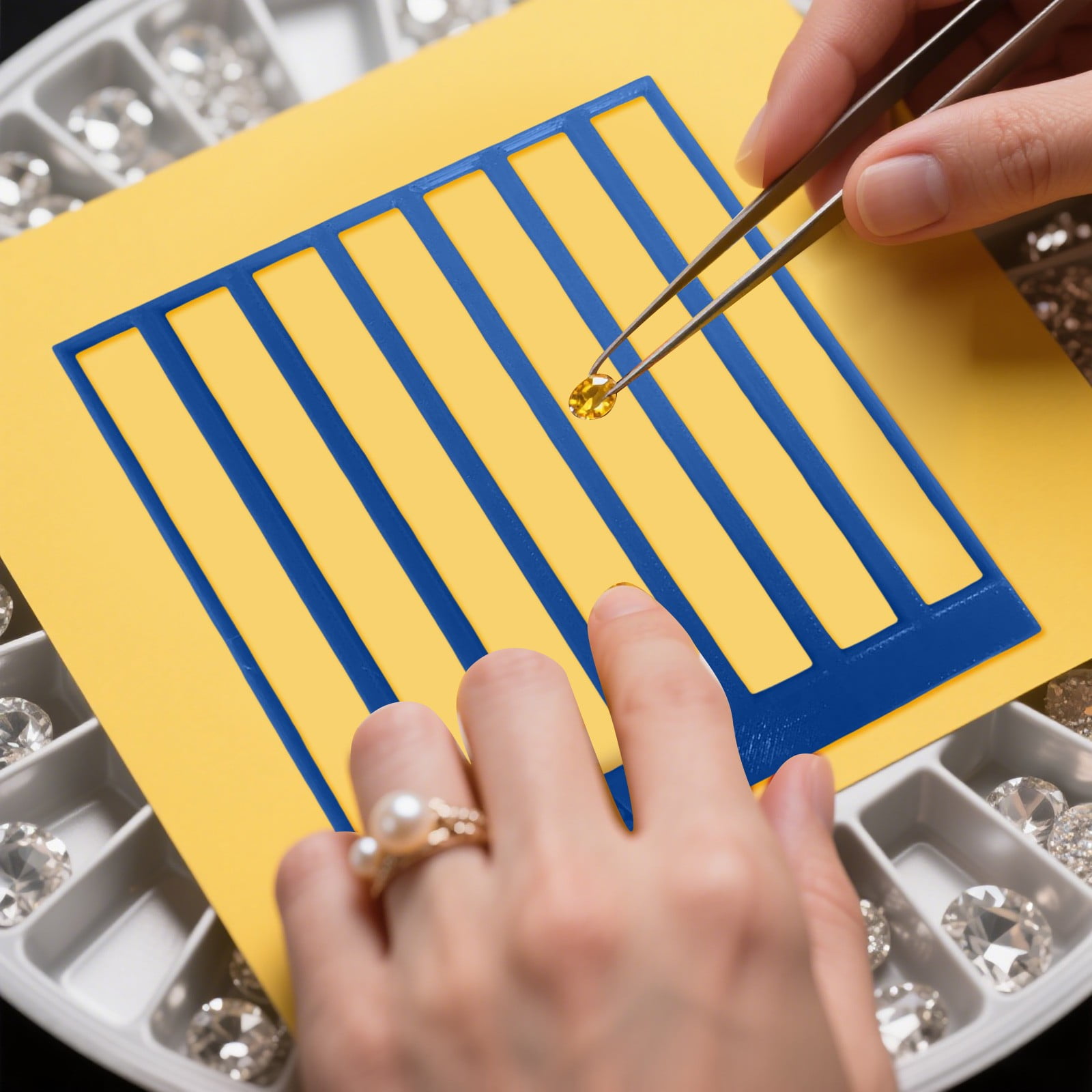 3D Printed Painting Ruler Grid Tool Art Ruler Measuring Tool For Art ...