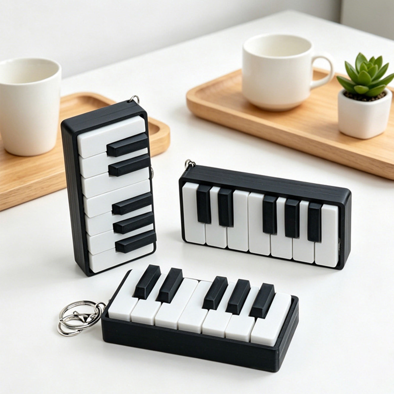 3D Printed Piano Key Desktop Ornament, Exquisite Compact Craft, Smooth ...