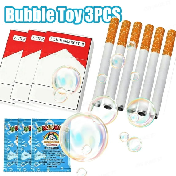 3D Printed Pipe Shape Bubble Blower Kit Plastic Bubble Toys with ...