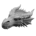 3D Printed Plastic Dark Dragon Jewelry And Stand Modern Dark Home ...
