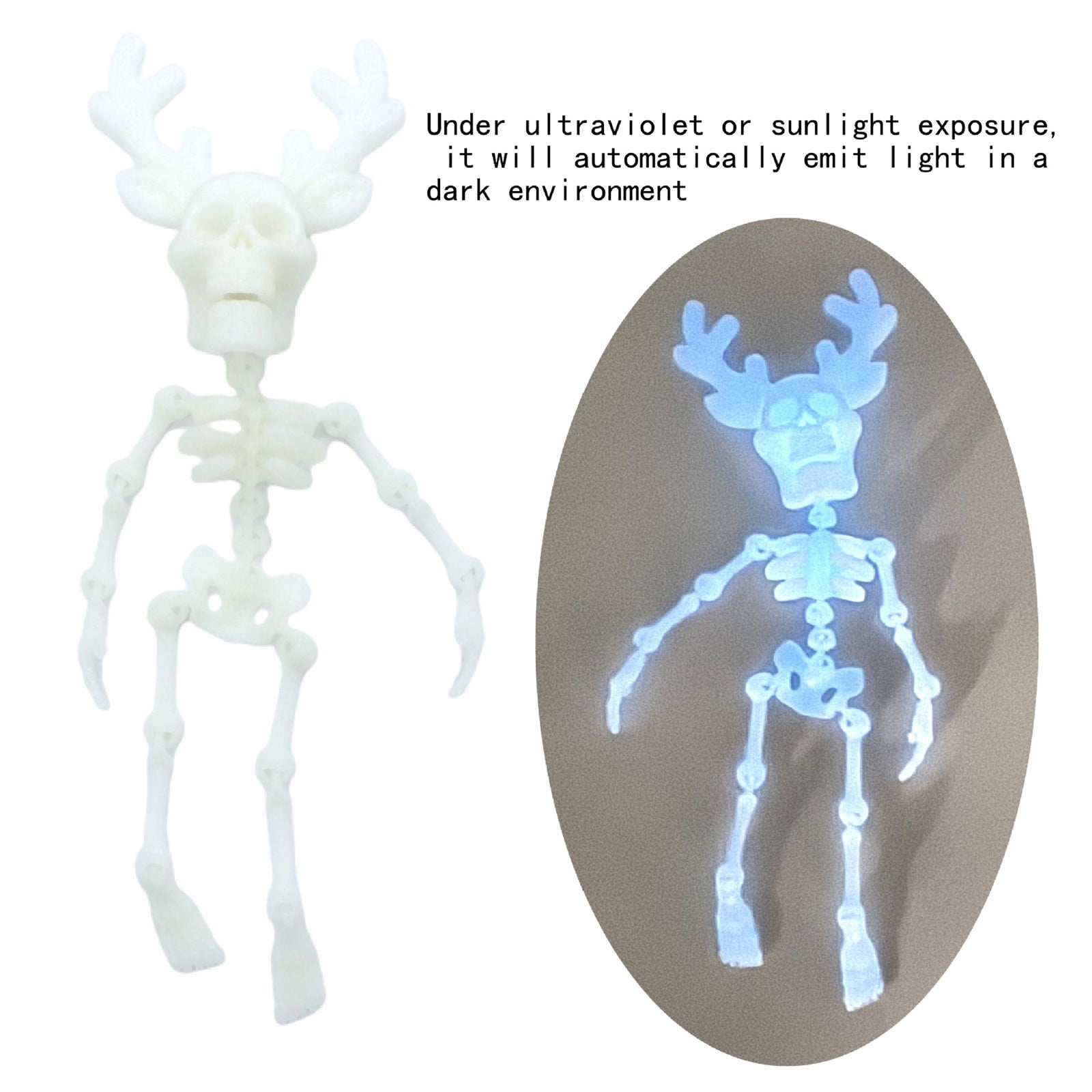 3D Printed Poseable Skeleton Fridge Magnet, Fridge Skeleton Magnets ...