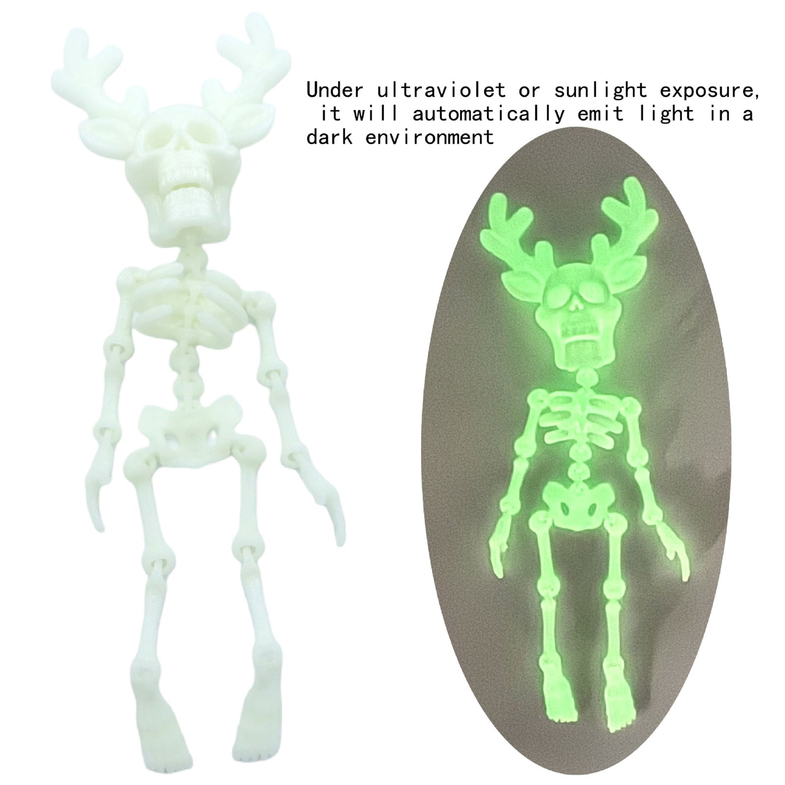 3D Printed Poseable Skeleton Fridge Magnet, Fridge Skeleton Magnets ...