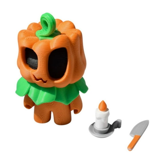 3D Printed Pumpkin Man Transformable Pencil Holder, Anime Collectible ...