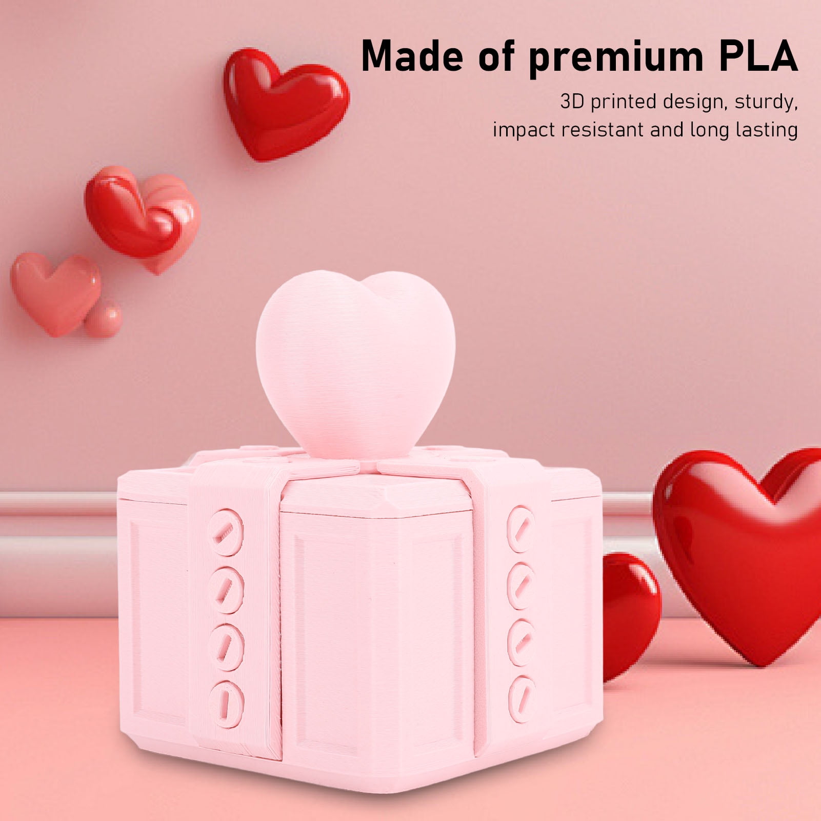 3D Printed Puzzle Box, Funny Prank Gift With Screws For Birthdays ...