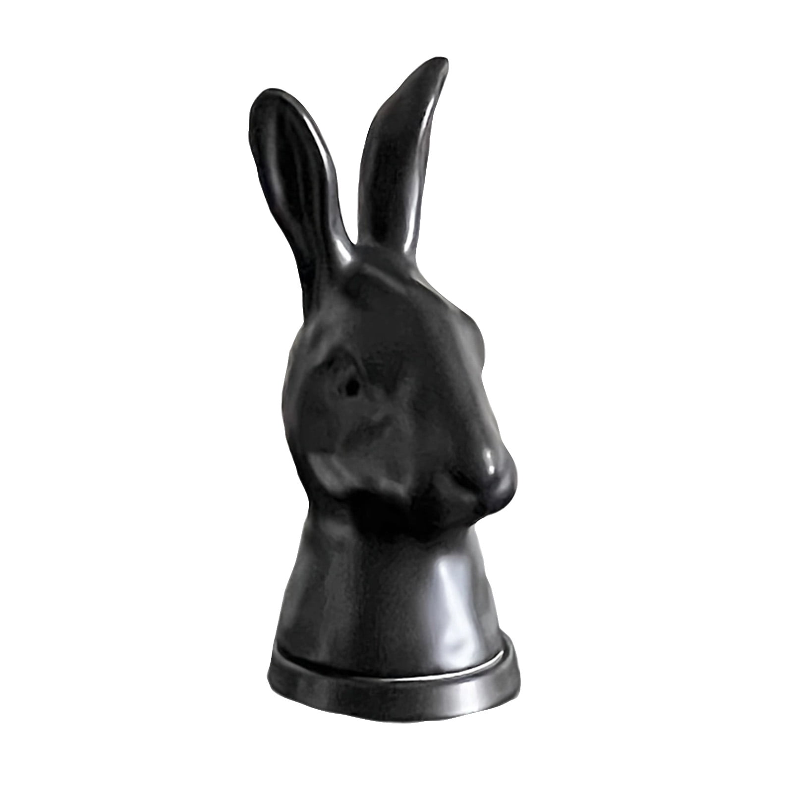 3D Printed Rabbit Head Toothpick Holder, Black Decorative Toothpick ...