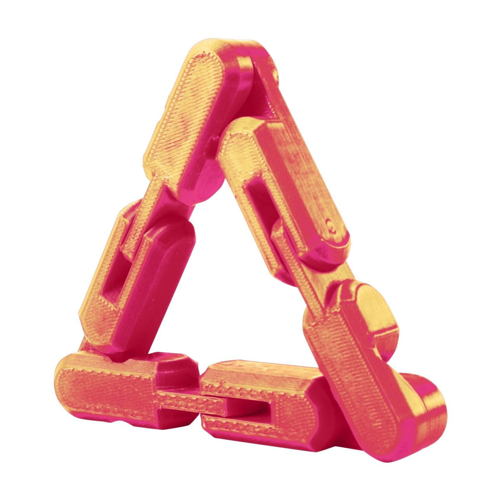 3D Printed Rainbow Infinity FlipFidget Relieving New Take On The ...