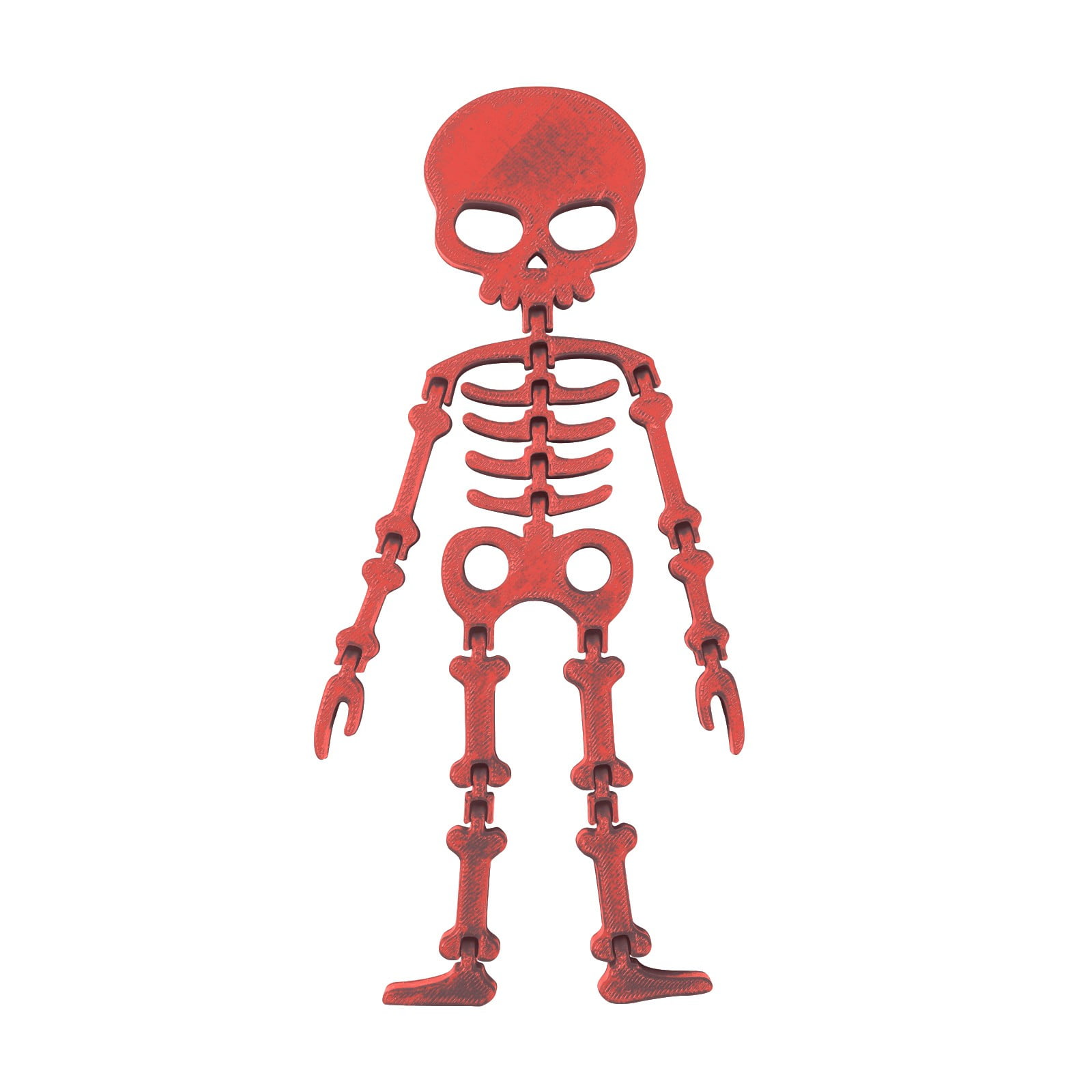 3D Printed Rainbow Skeleton Halloween Super Invincible Abstract ...
