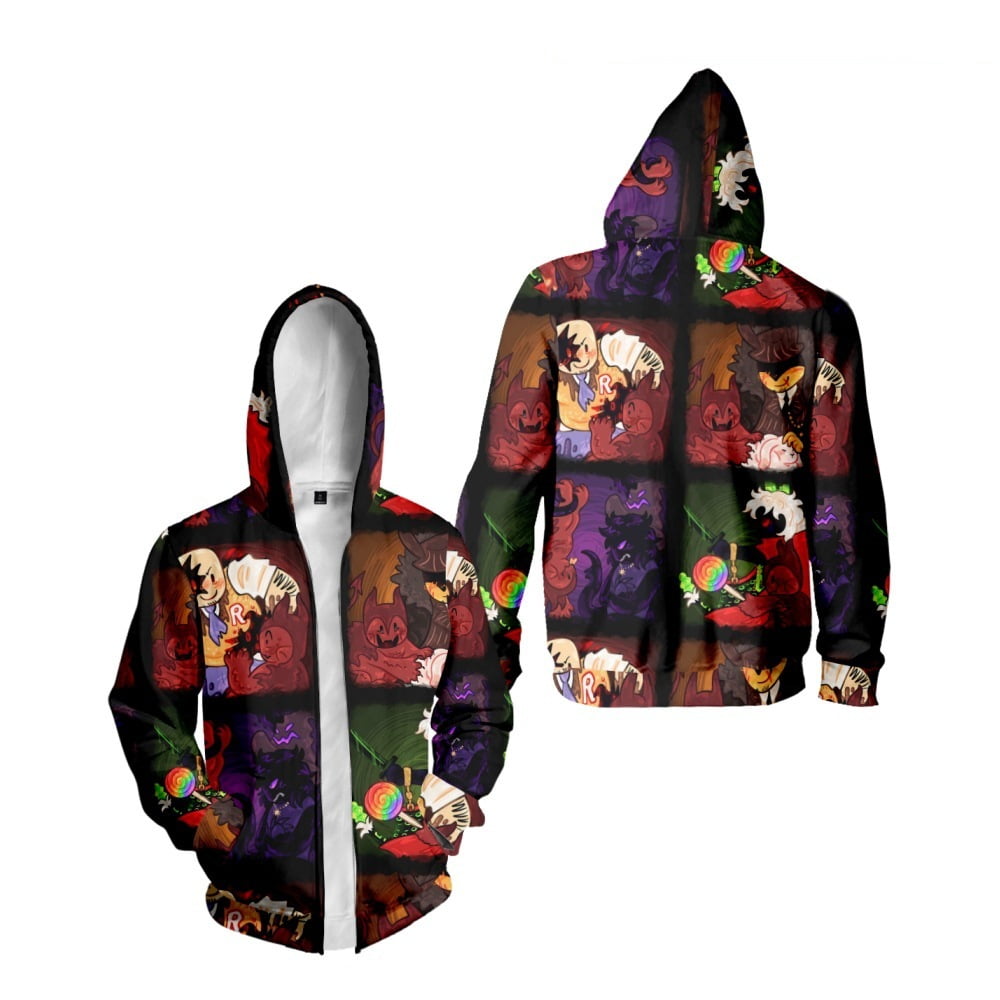 3D Printed Roblox Forsaken Gubby Hooded Zip-Up Sweatshirt for Adults ...
