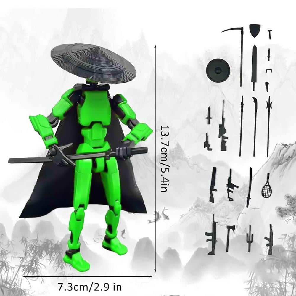 3D Printed Robot Toy Creative Multi Joints Movable Dynamic Robot Action ...