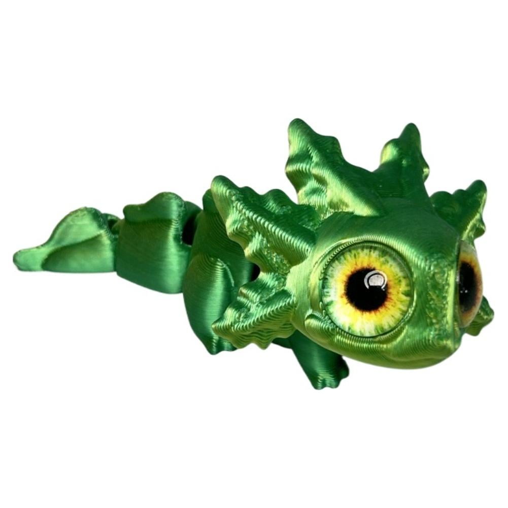 3D Printed Salamander Baby Simulation Eye Joint Hinge Toy Movable Mini ...