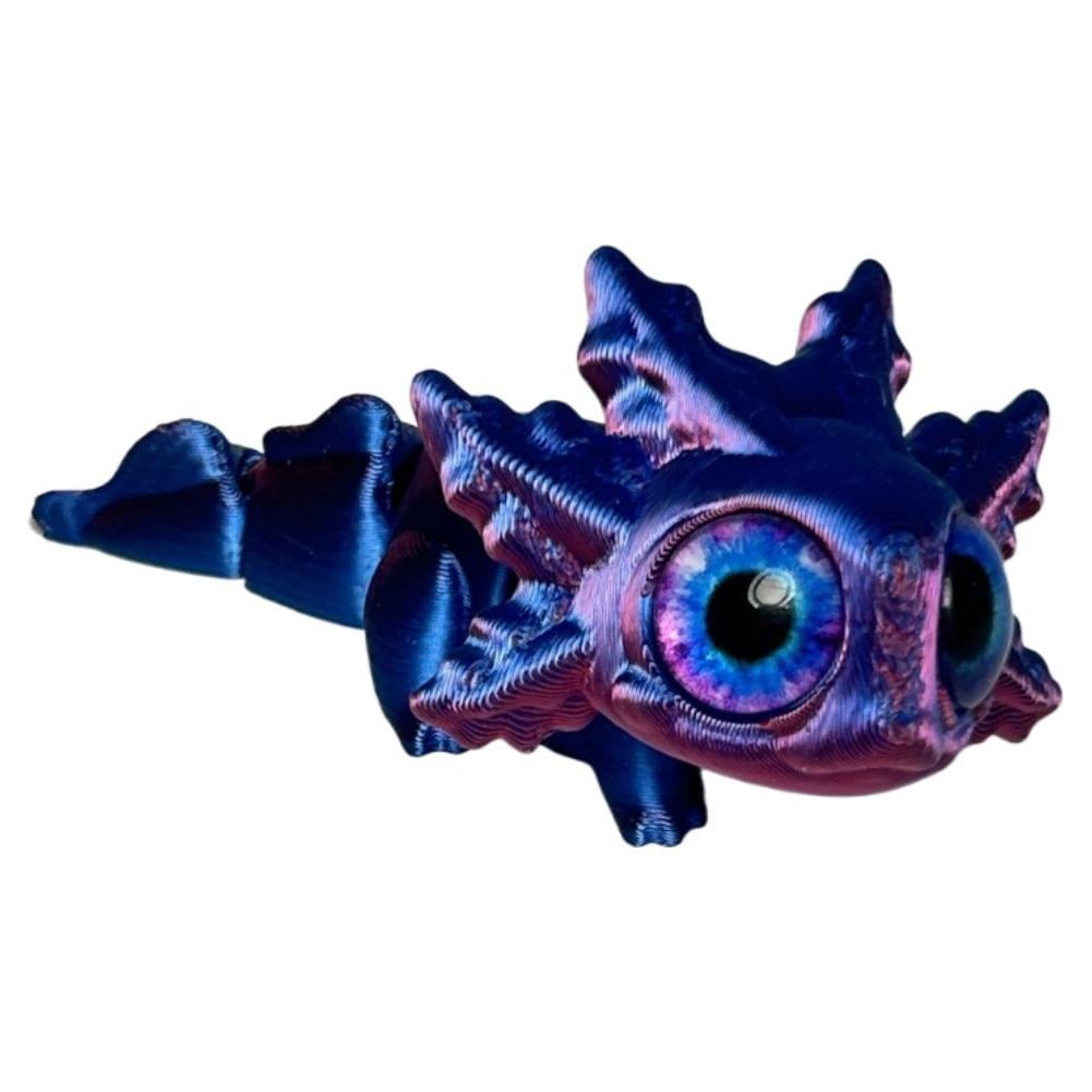 3D Printed Salamander Baby Simulation Eye Joint Hinge Toy Movable Mini ...