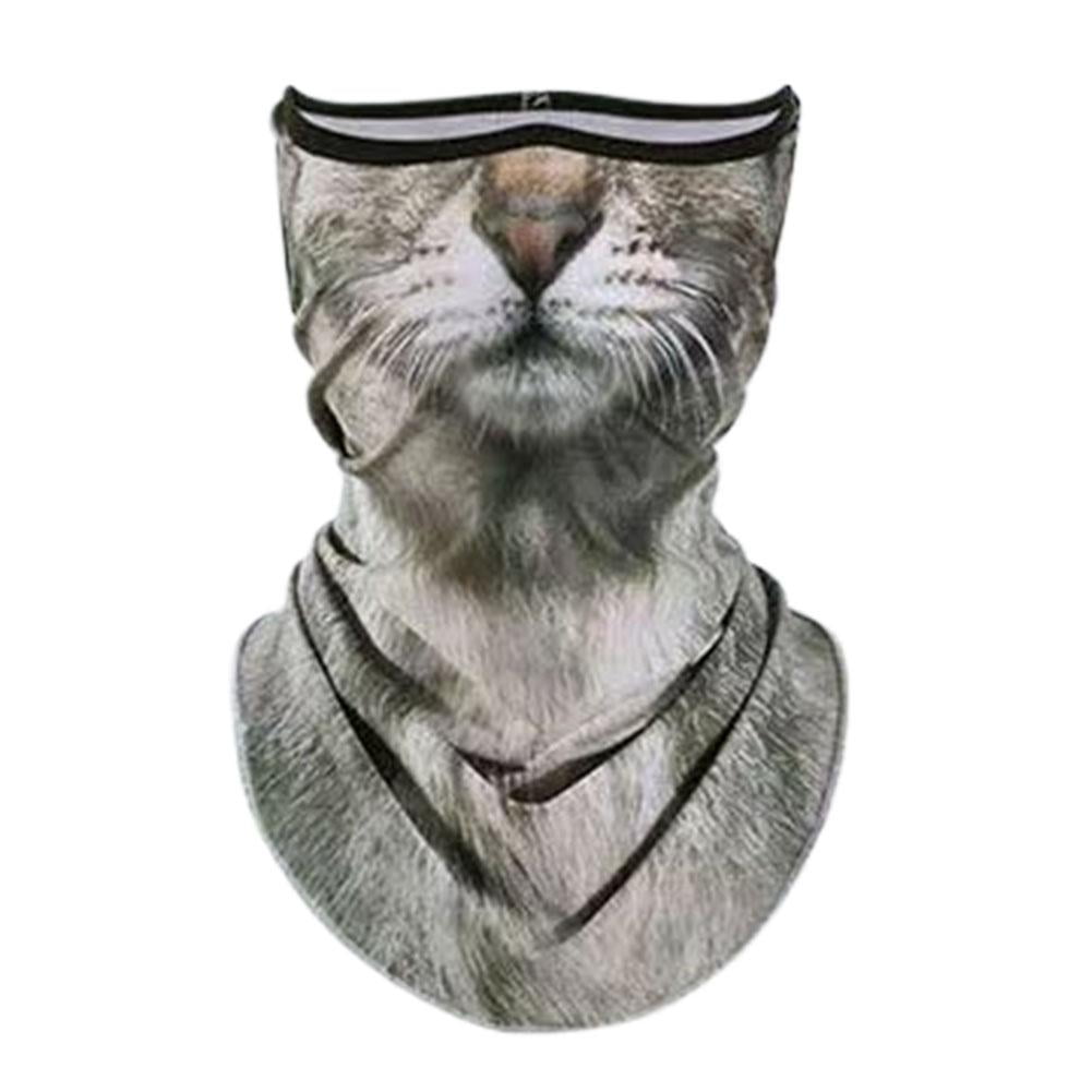 3D Printed Scarf Triangle Face Mask Hanging Ear Cycling Sports Hiking ...