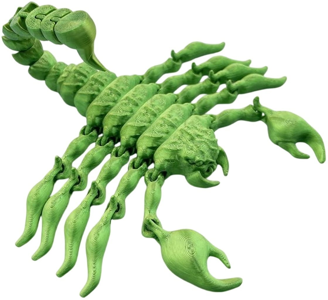 3D Printed Scorpion Action Figure Toy - 6.7'' Realistic Articulated ...