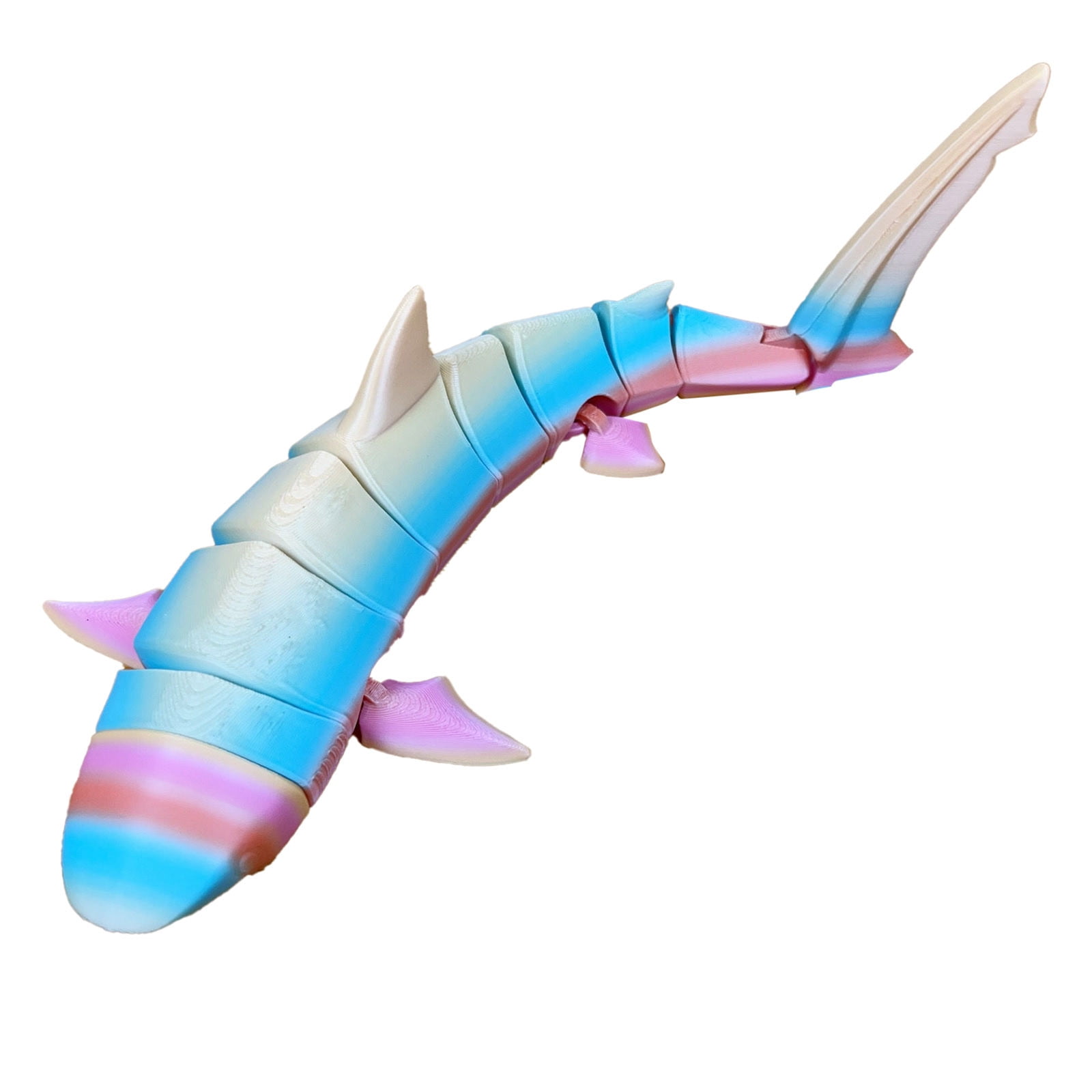 3D Printed Shark Full Body Joint Movable Design Toy,Shape Swinging New ...
