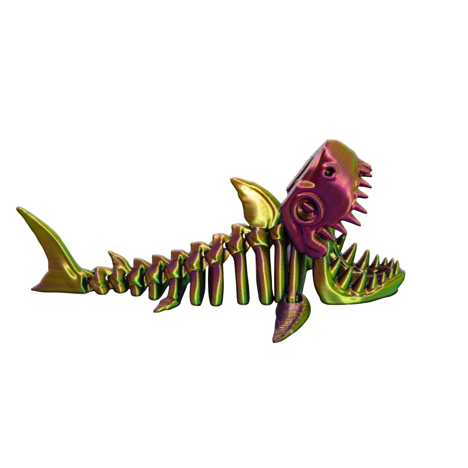 3D Printed Sharks Skeleton Multi-color & Gradient Model, Figurine ...