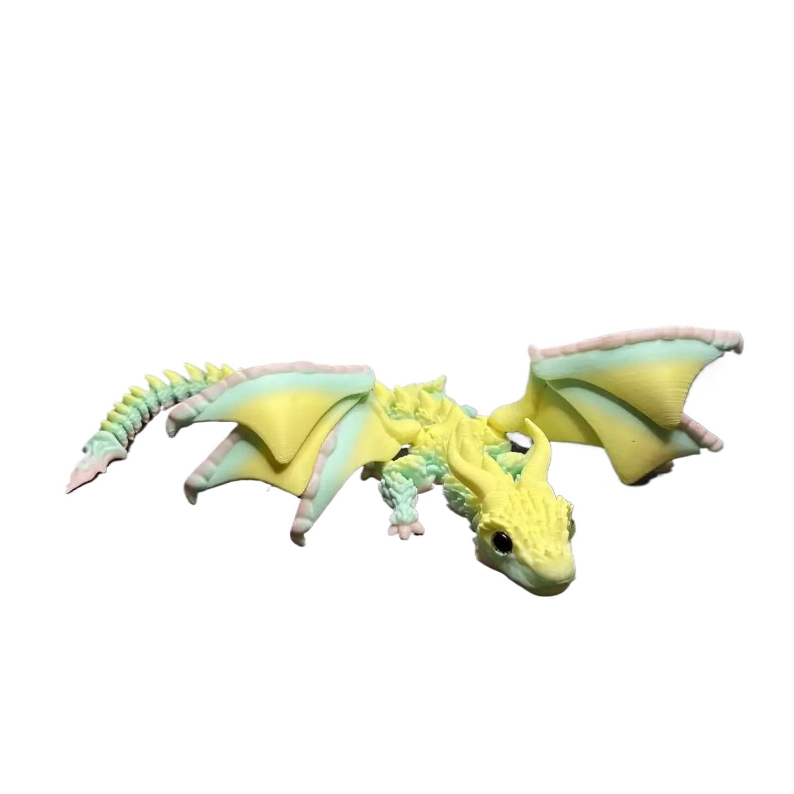 3D Printed Simulated Eye Flying Dragon Ornaments With Wings Joints Can ...
