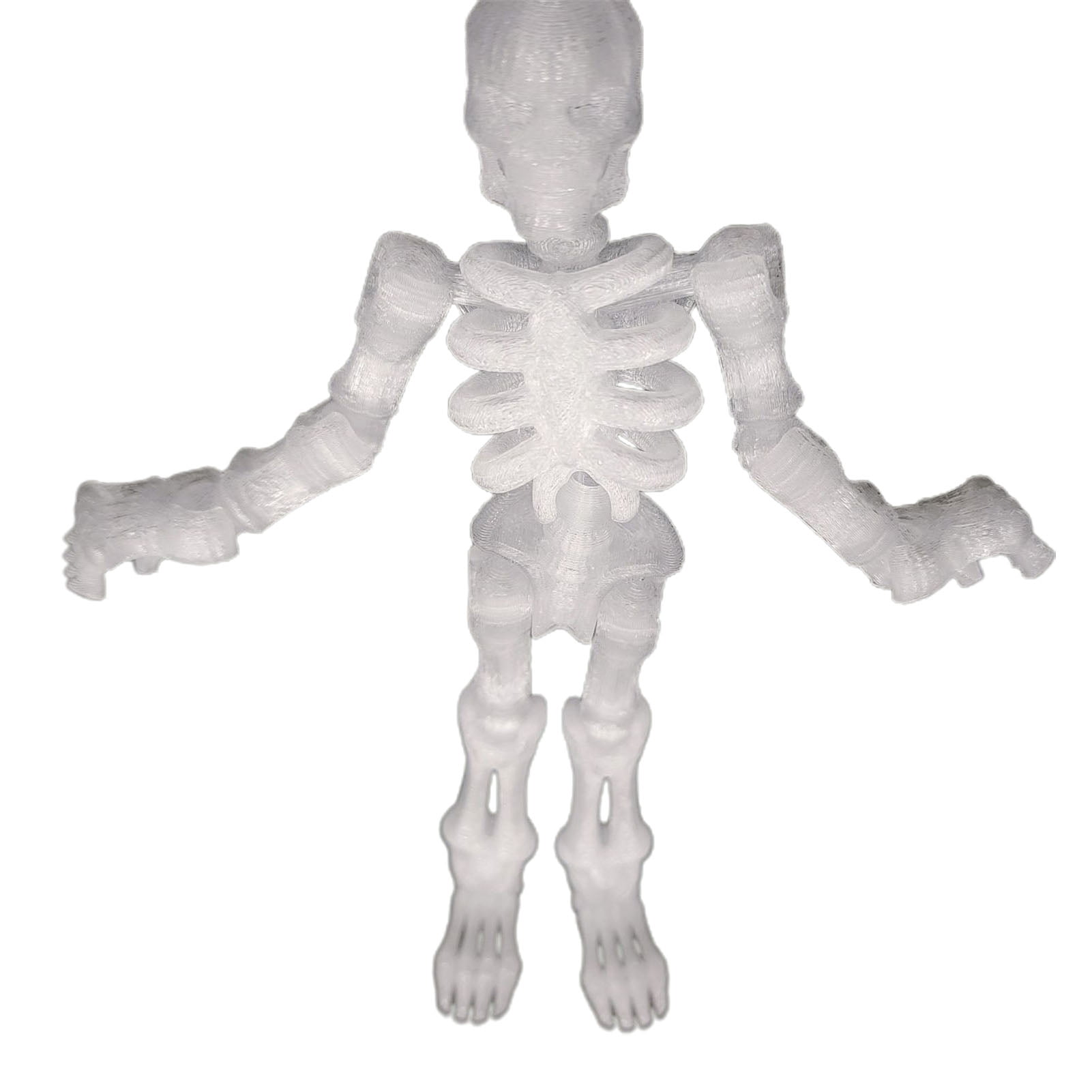 3D Printed Skeleton Action Figure Multi-jointed Movable Skeleton Model ...